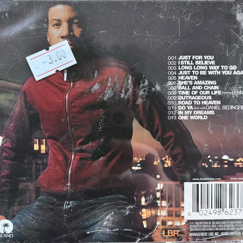 LIONEL RICHIE – JUST FOR YOU CD (SEGUNDA MANO) – Circulo Musical